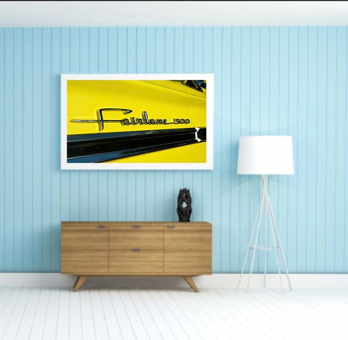 1964 Yellow Ford Fairlane Photography Automotive Photo Ford - Etsy