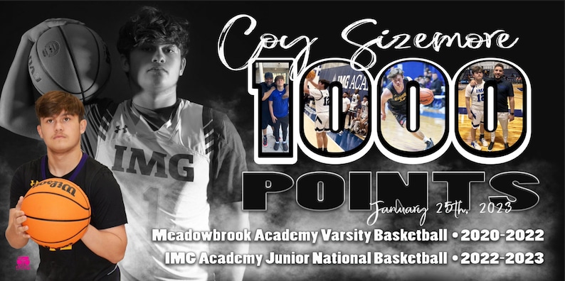 Custom Vinyl Sports Banner: 100 Hits, Wins, Accomplishment Banner - Etsy