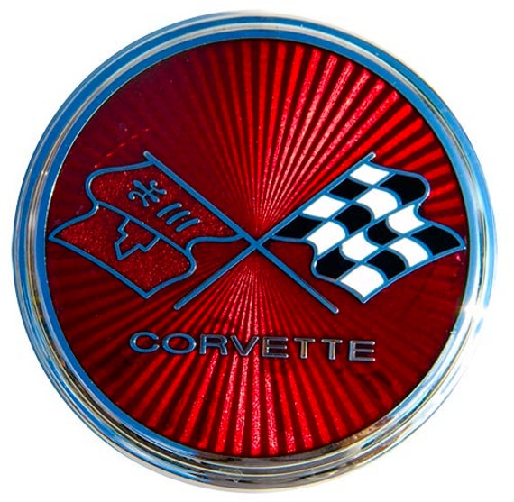 1970's Corvette Decal 70's Corvette Emblem Decal | Etsy
