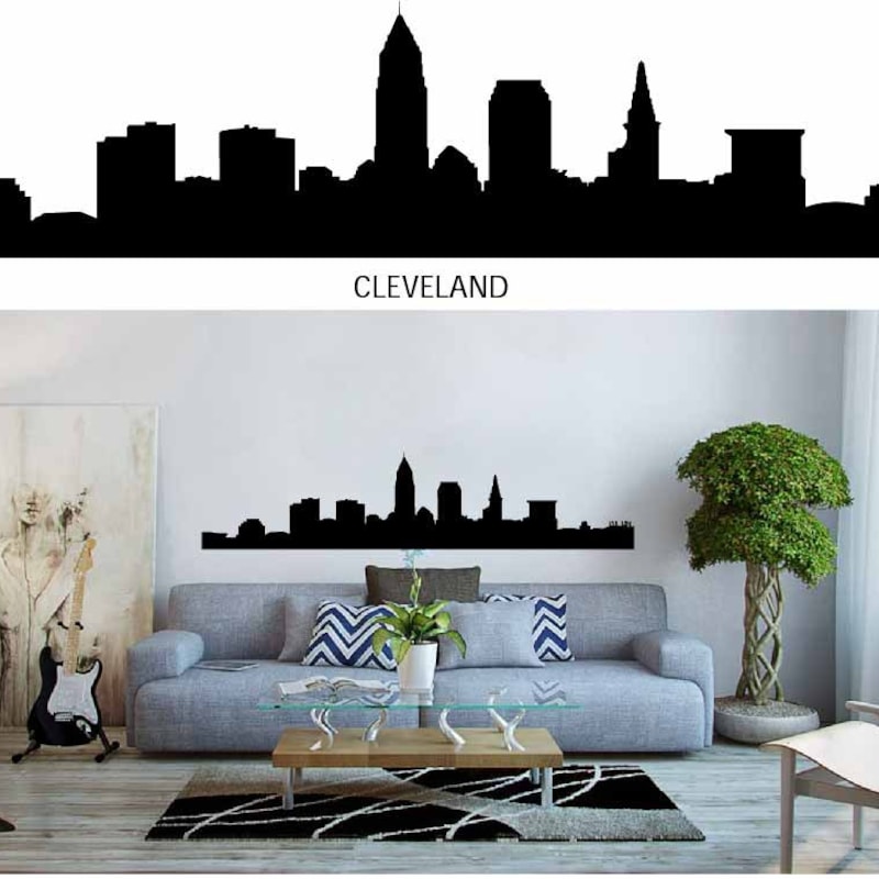 Skyline Decal - Etsy