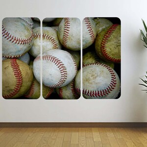Baseball Wall Decal, Baseball Decor, Vinyl Decal, Removable Wall ...