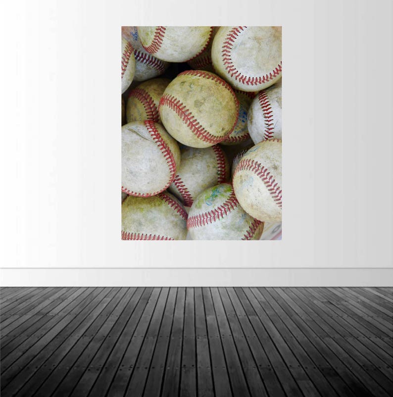 Baseball Vinyl Decal Baseball Wall Decal Bedroom Decor - Etsy