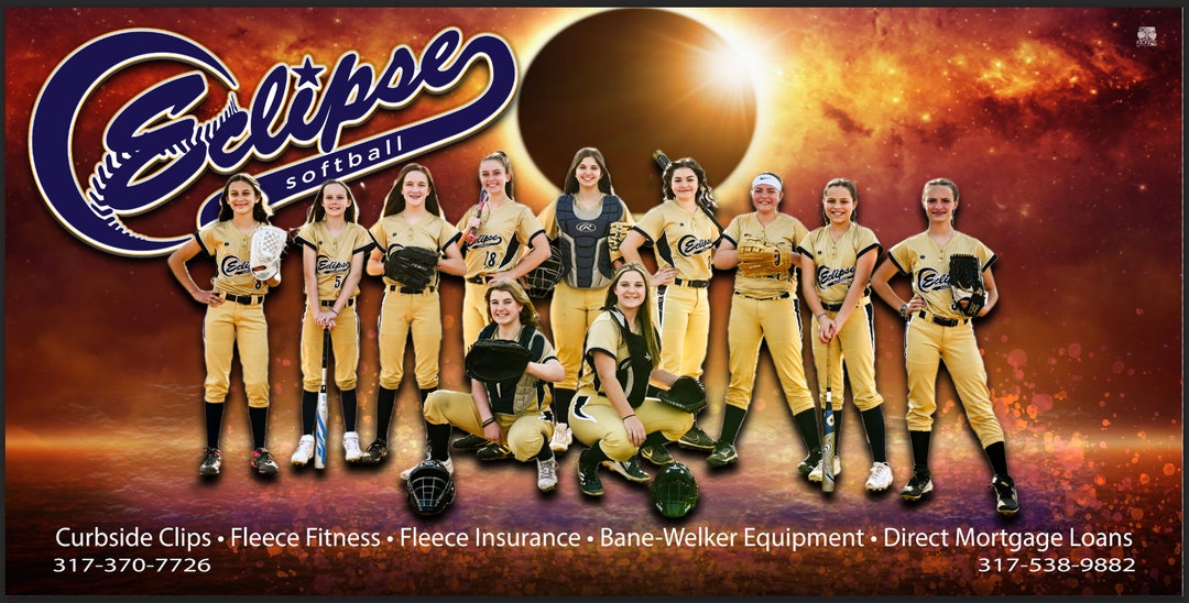 Softball Banner, Photo Banners, Team Banners, Baseball Banner, Event ...