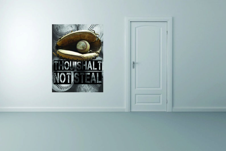 Baseball Decal Baseball Wall Sticker Baseball Catcher Decal | Etsy