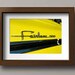 1964 Yellow Ford Fairlane, Photography, Automotive Photo, Ford ...