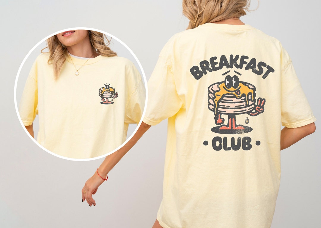 Breakfast Club T-shirt, Pancake T-shirt, Breakfast Tshirt, Cute Shirt ...