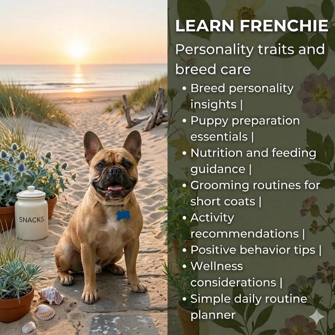 French Bulldog Owner Guide Printable PDF Frenchie Puppy Training ...
