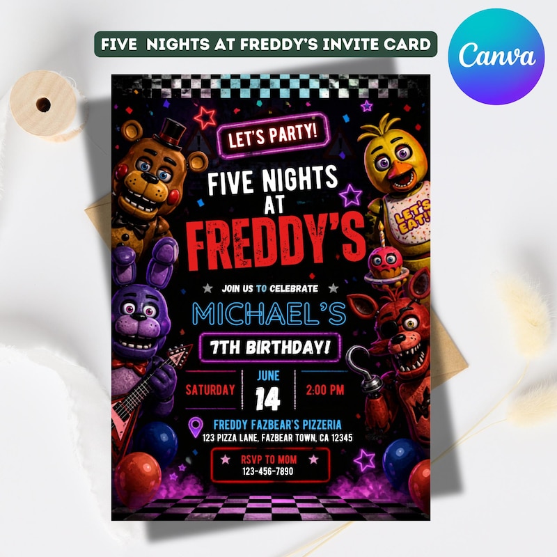 Friday Party Invitation - Etsy