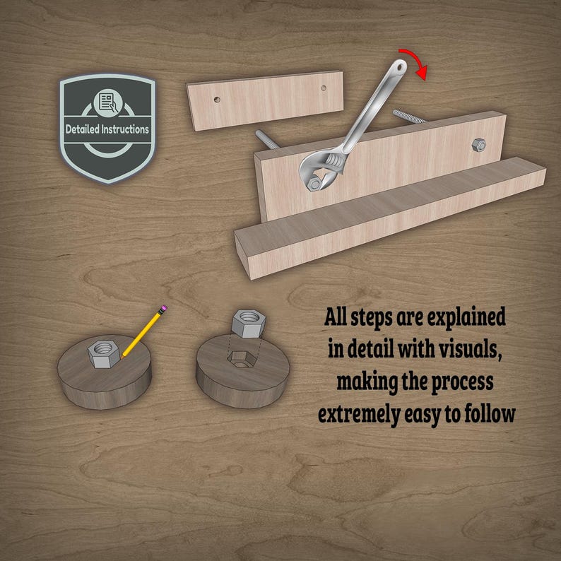 DIY Wooden Workbench Vise Plans – Easy Build, Digital Download ...