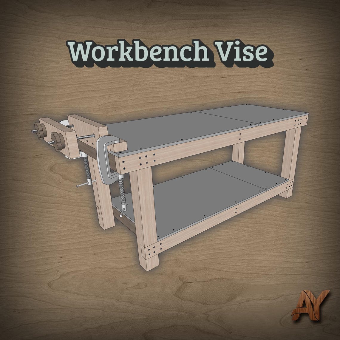 DIY Wooden Workbench Vise Plans – Easy Build, Digital Download ...