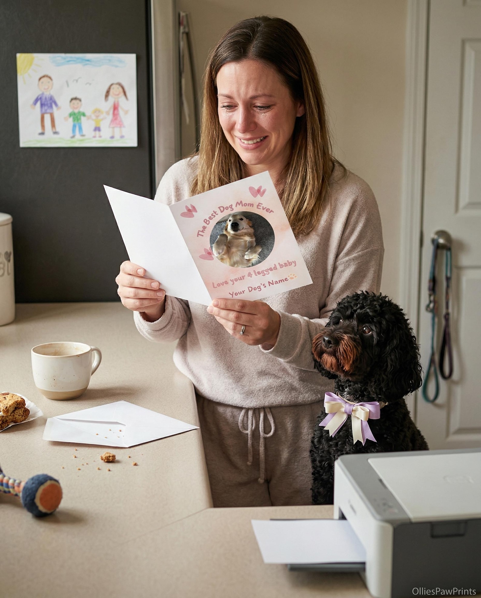 From the Dog Card, Editable Pdf Card, Photo Option, Printable - Etsy