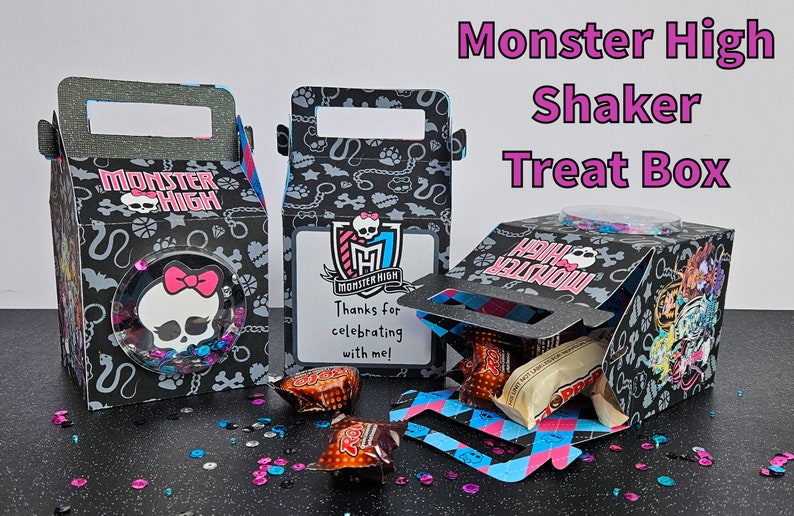 Monster High Treat Boxes - Etsy