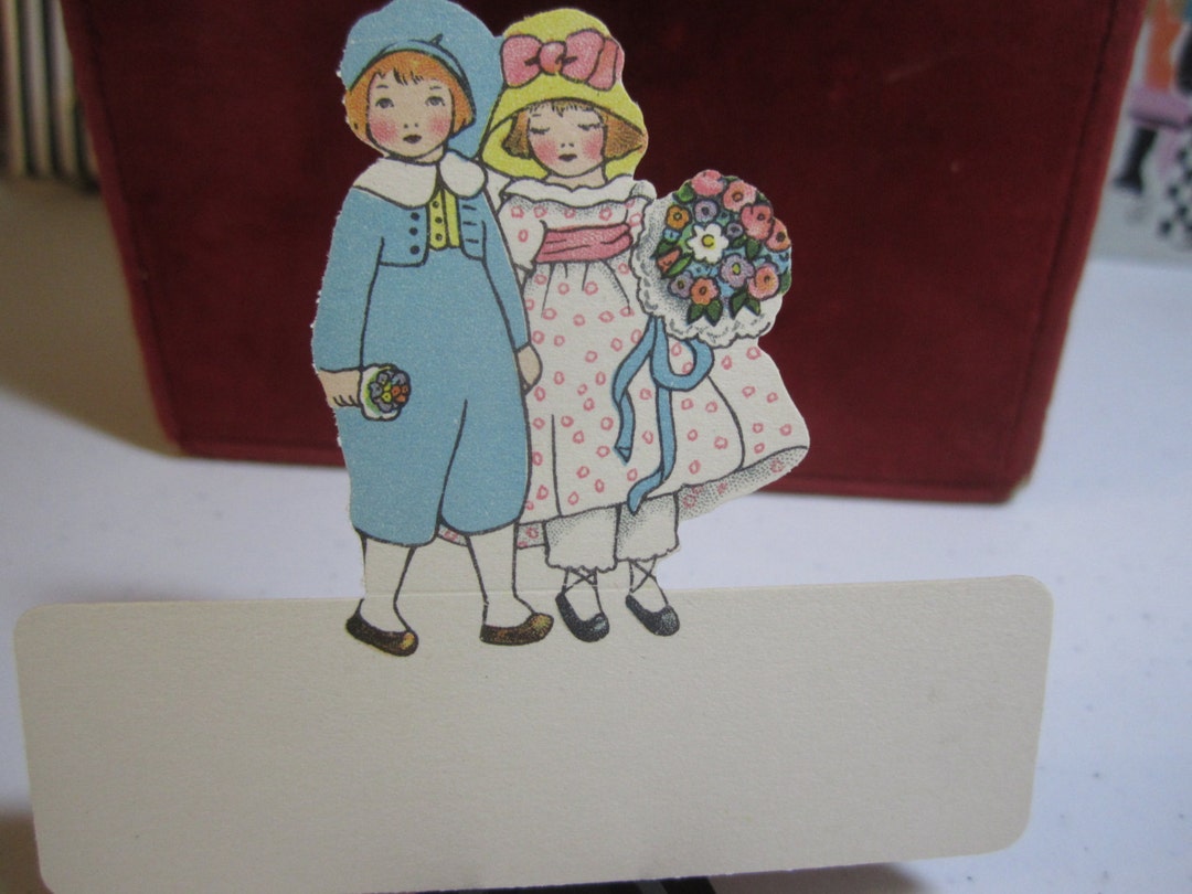 1920's Unused Complete Set of Six Dennison's Place Cards Die Cut ...