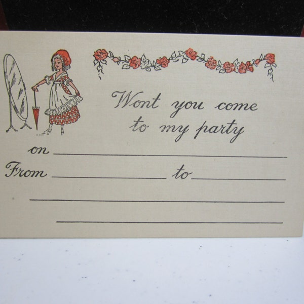 18th Century Invitation - Etsy