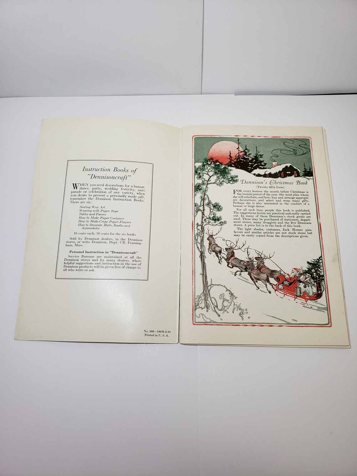 1924 Dennison's Christmas Book,suggestions for Christmas,new ...