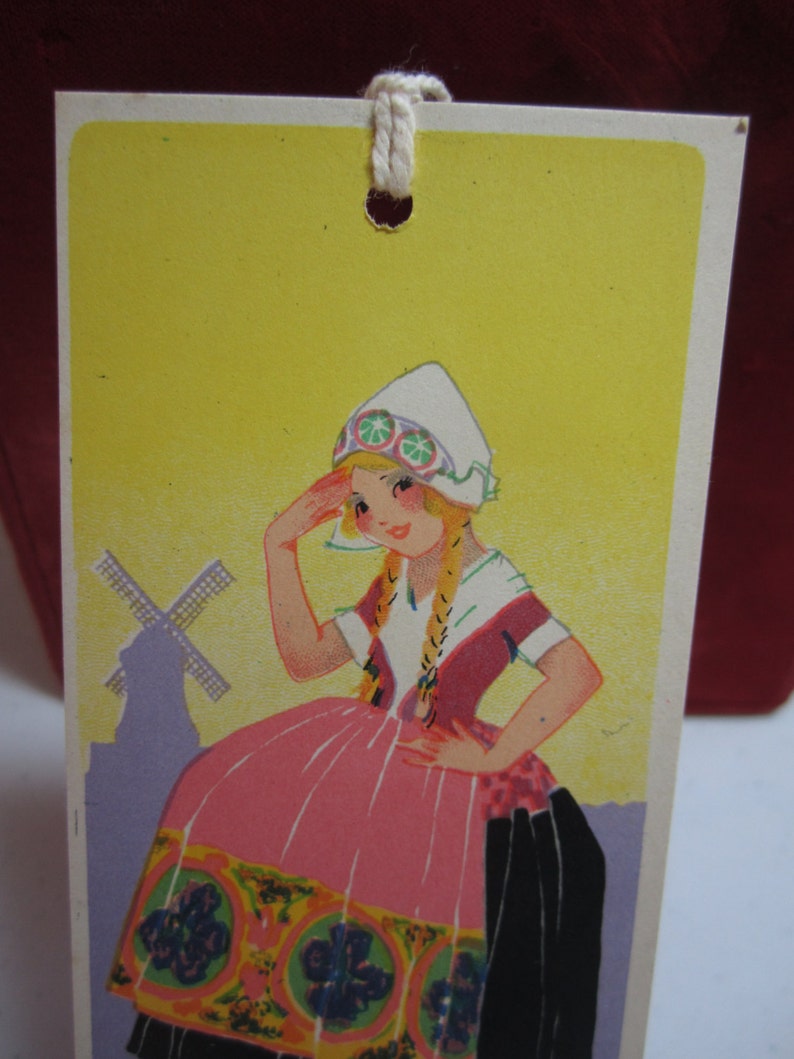 Unused Art Deco 1930's Colorful Bridge Tally Card With - Etsy