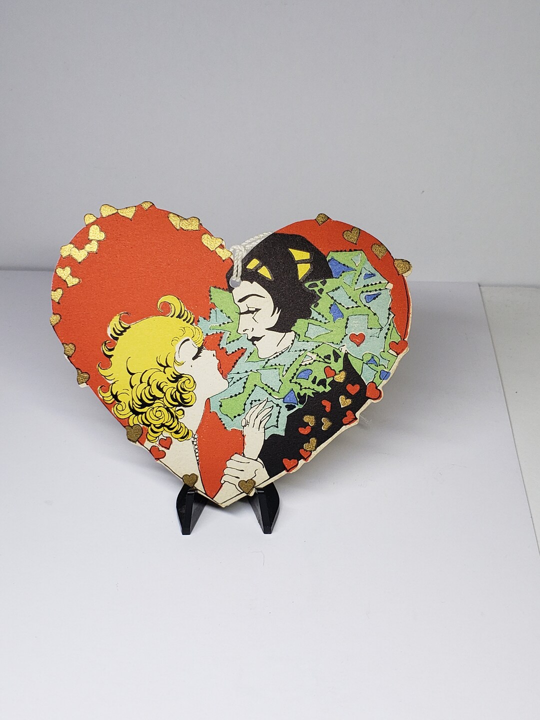 Fantastic Unused Art Deco Rust Craft 1920's-30's Die Cut Gold Gilded ...