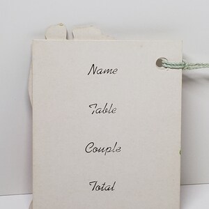Darling 1940's-50's Unused Die Cut Wedding Themed Bridge Tally Card ...