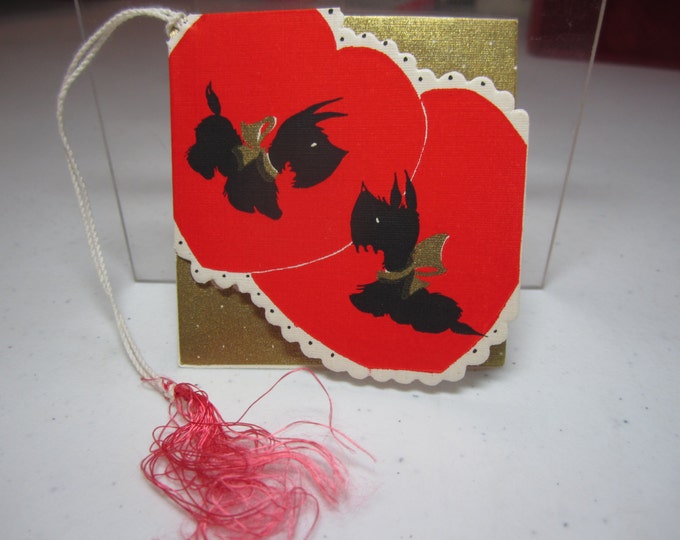 Vintage 1930's Art Deco Die Cut Thanksgiving Bridge Tally Colorful ...