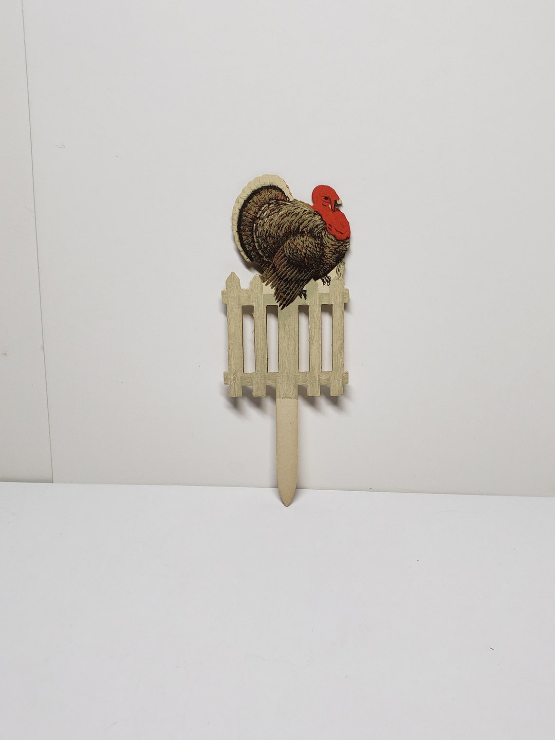 Vintage Unused 1920's Dennison's Turkey Decorative Cut-out Turkey ...