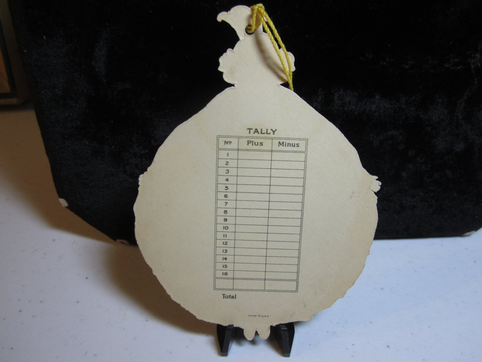 Gorgeous 1920's-30's Unused Art Deco Die Cut Gold Gilded Bridge Tally ...