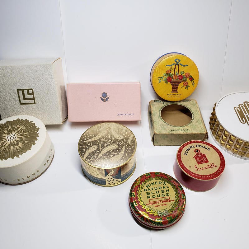 Face Powder Box - Etsy