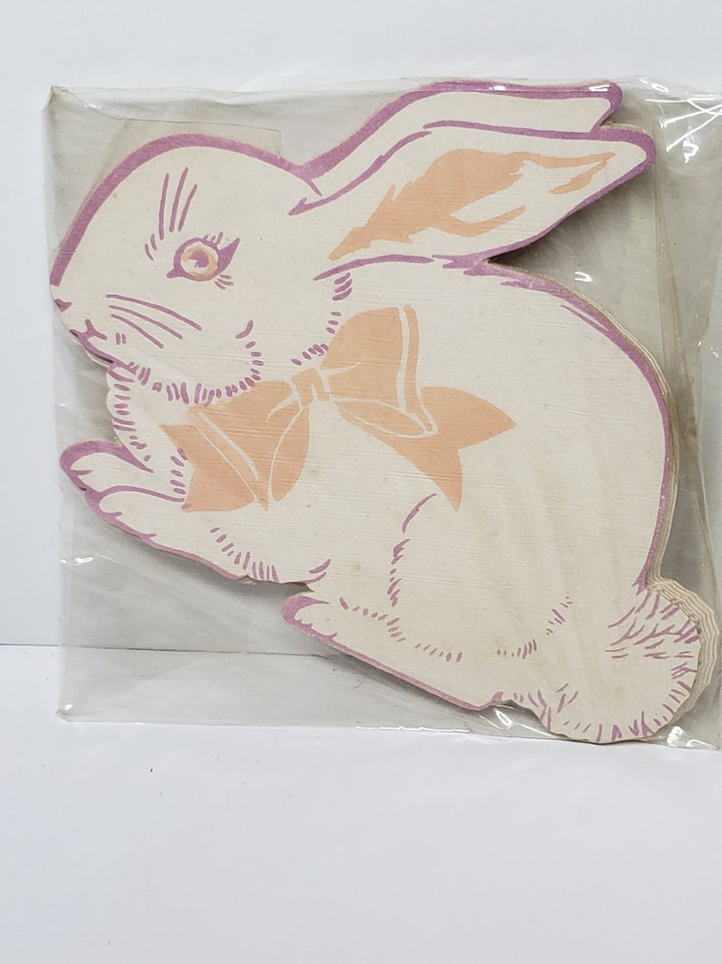 Vintage 1930's-40's Mip 8 Dennison Easter Rabbit Cut-outs in the ...
