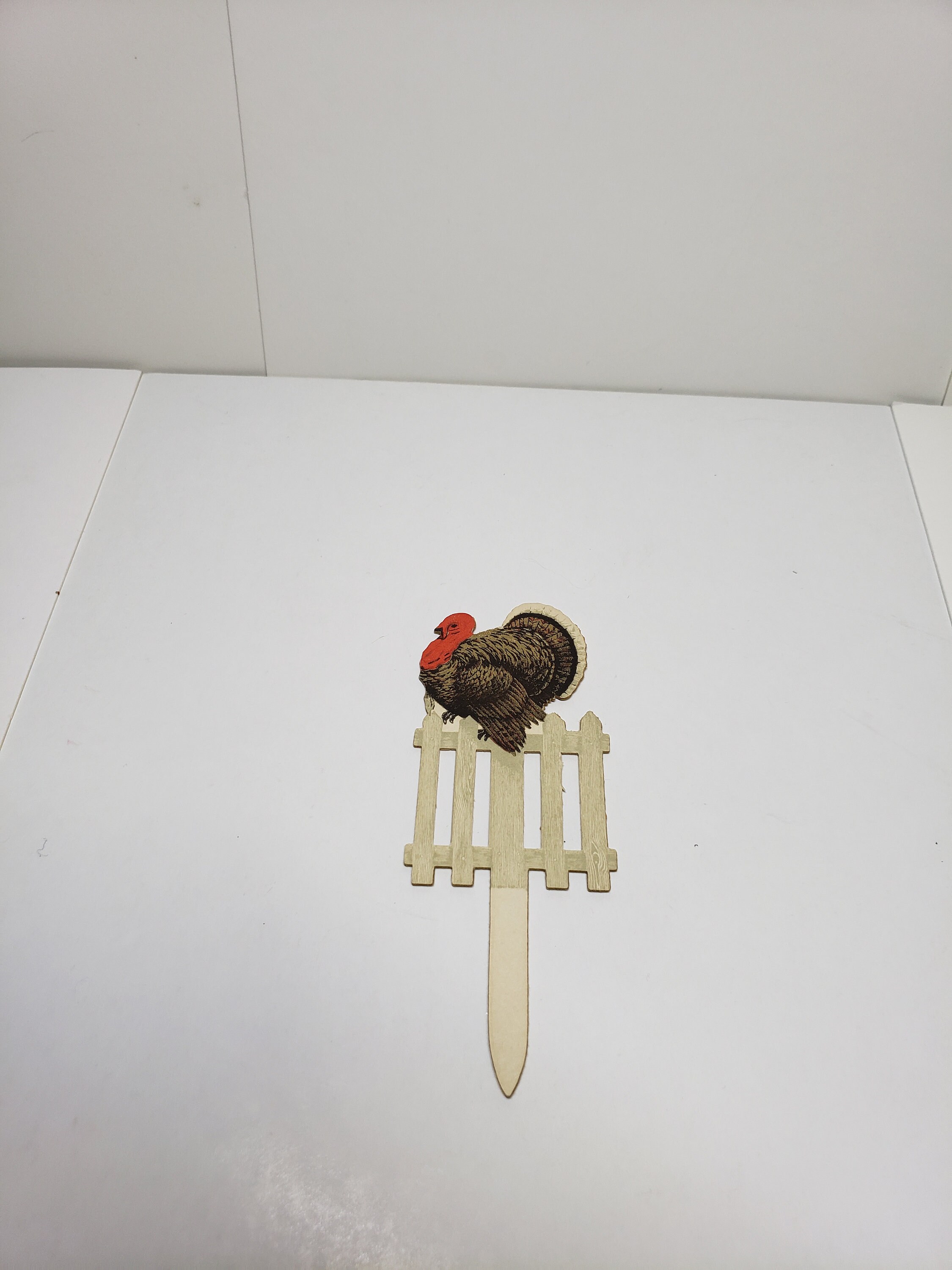 Vintage Unused 1920's Dennison's Turkey Decorative Cut-out Turkey ...