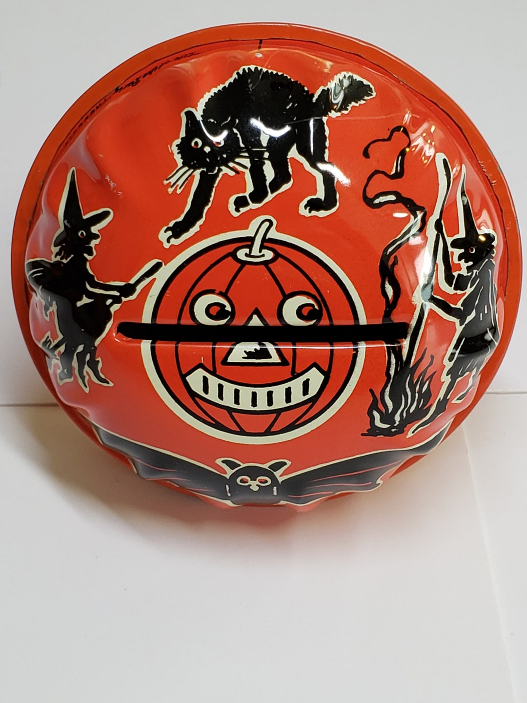 Vintage 1950's NOS USA Kirchof "life of the Party" Tin Rattler ...