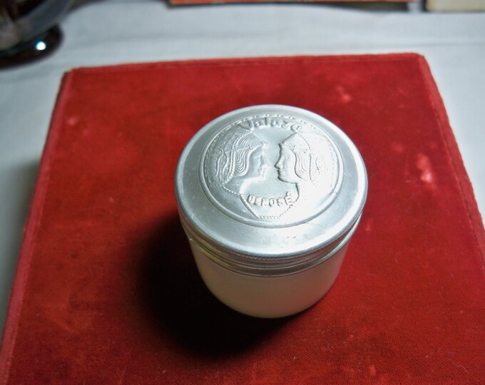 Art Deco Helena Rubinstein Valaze Milk Glass and Art Deco Egyptian ...