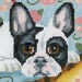 Dog Needlepoint Canvas/hand Painted Needlepoint Canvas/french Bulldog ...