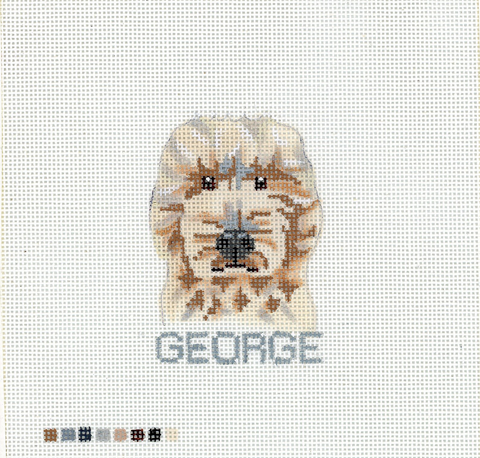 Goldendoodle Needlepoint Light Color / Dog Needlepoint Canvas - Etsy