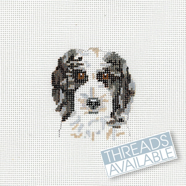 Needlepoint Black Dog Kit - Etsy