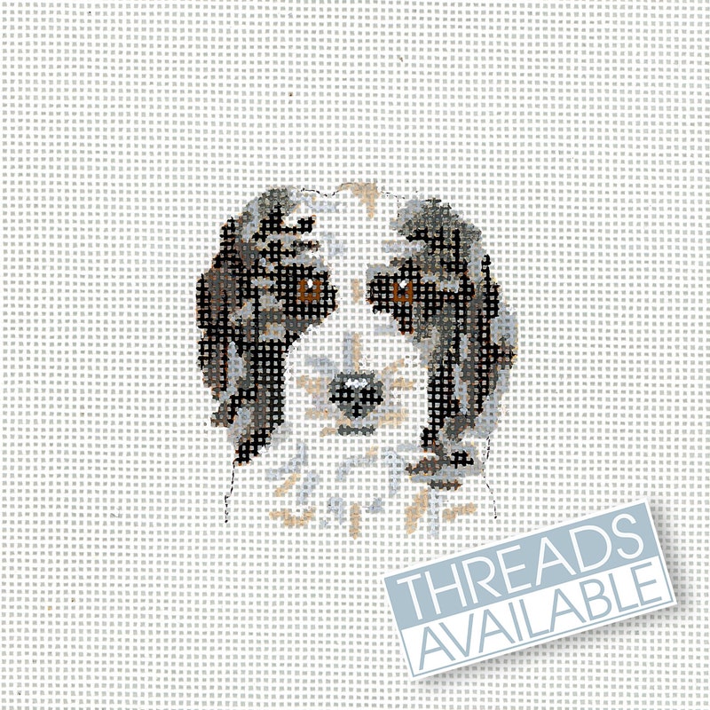 Needlepoint Black Dog Kit - Etsy