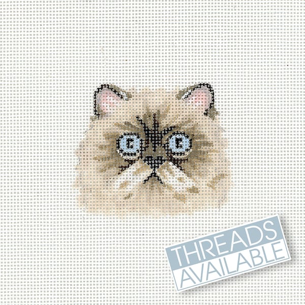 Cat Needlepoint - Etsy