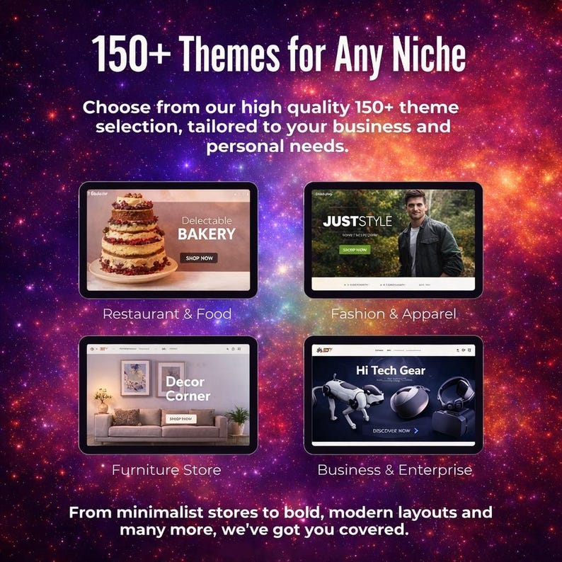 150+ Shopify Themes Bundle, Shopify Theme Pack, Shopify Template Bundle, Premium Shopify Themes ...