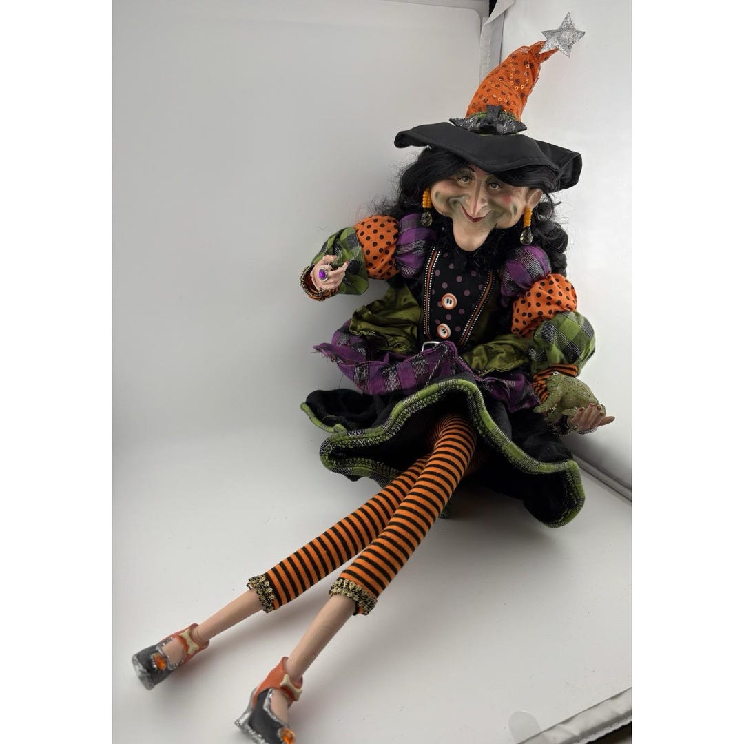 Posable Witch Halloween Decoration - Etsy