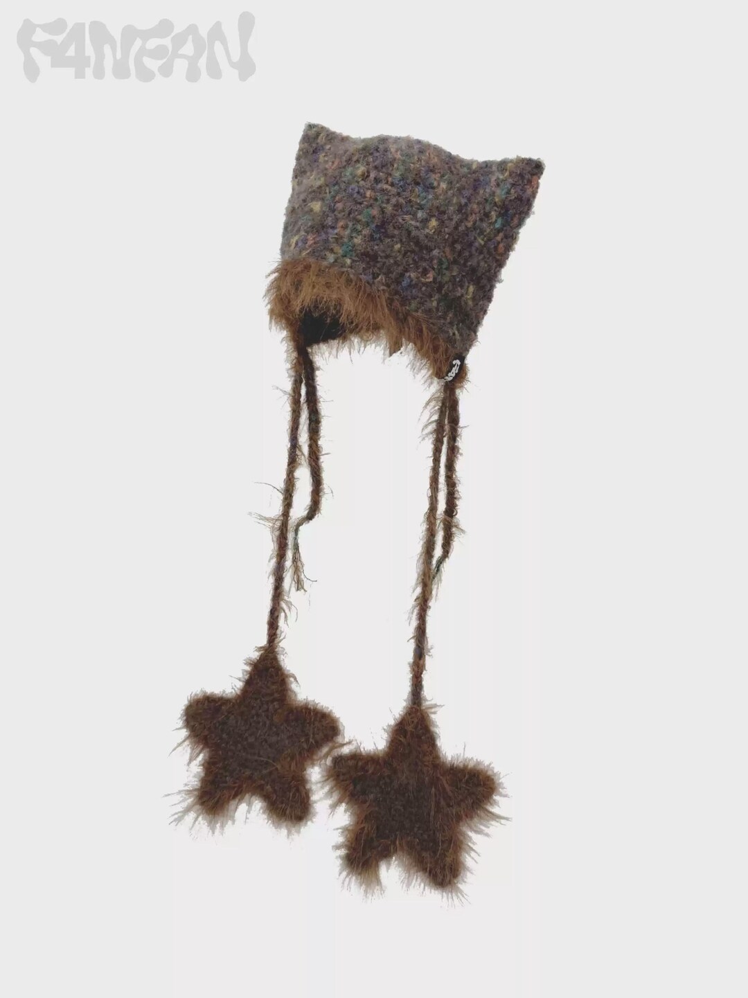 F4NFAN Handmade Earth Sprite Cat-ear Beanie - Handknit, Crochet Beanie ...