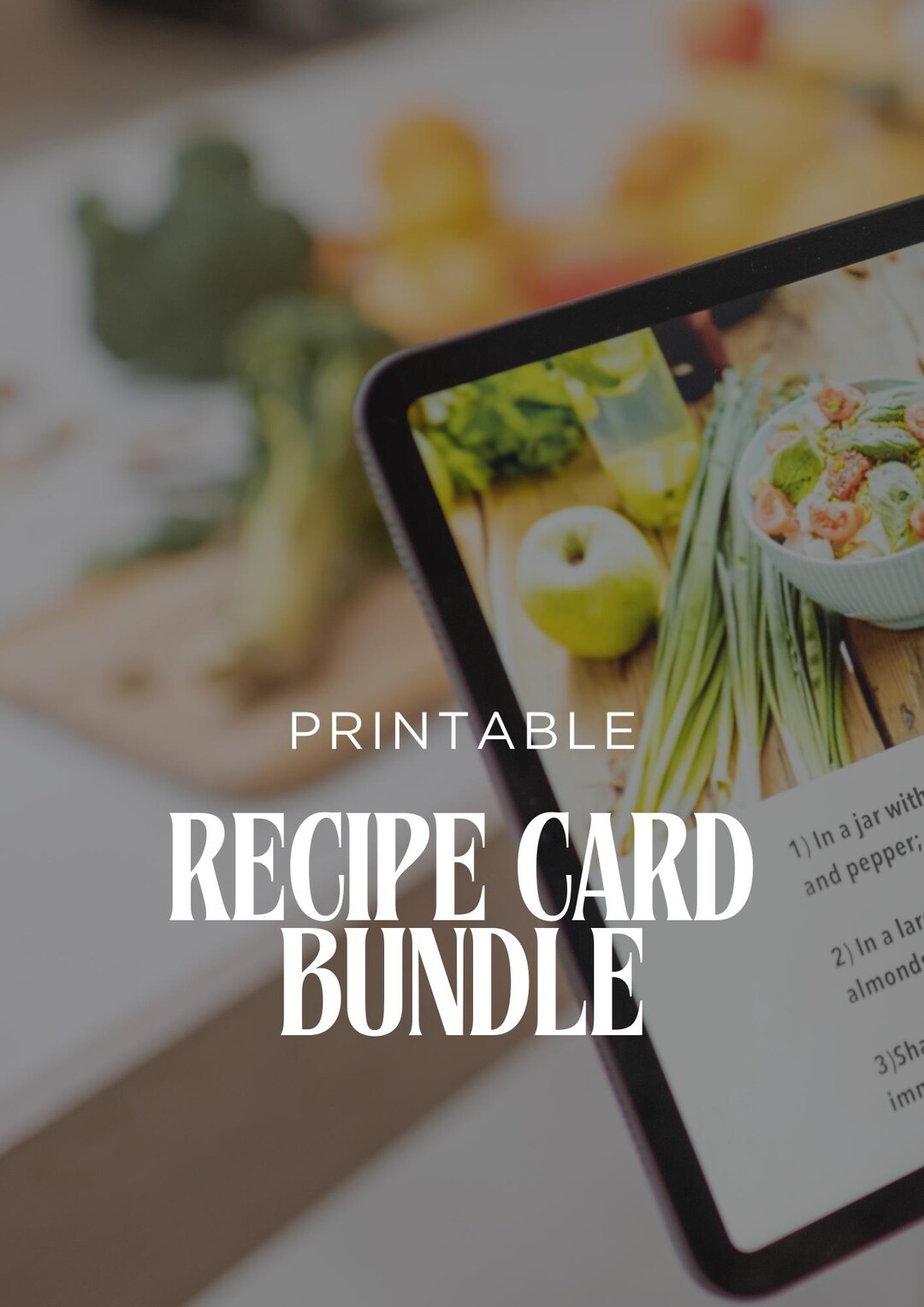 Food/recipe Card Bundle (printable) - Etsy
