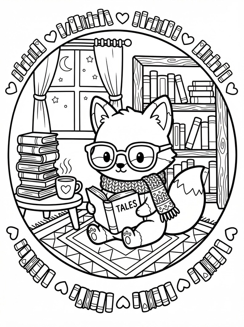 50 Cute Forest Animals Coloring Pages | Kids, Adults PDF Download | US ...