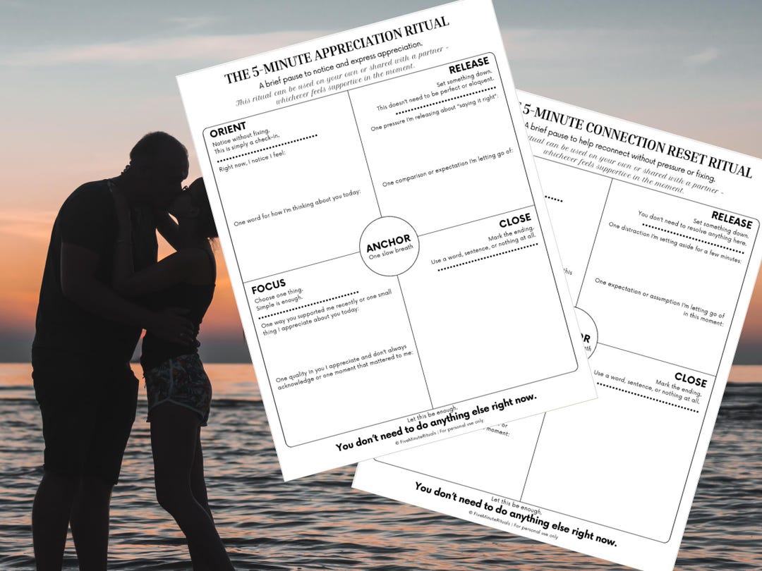 The 5-minute Couples Ritual Bundle | 5-minute Connection & Appreciation ...