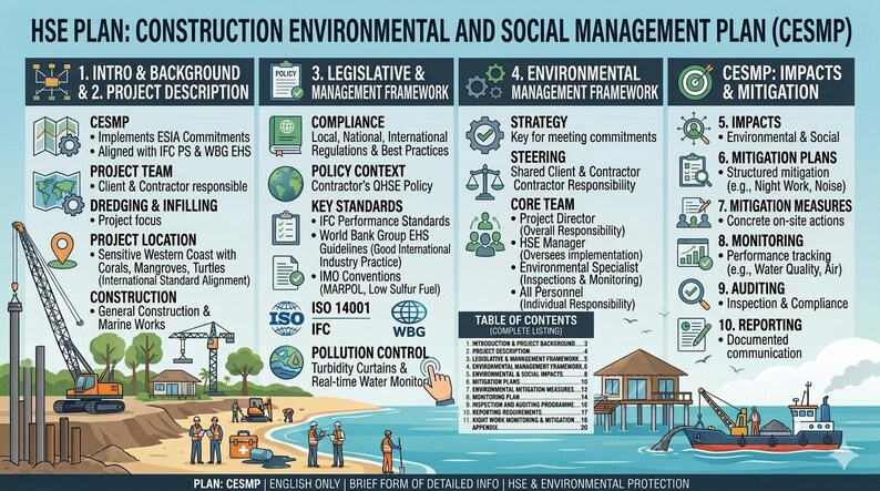 Environmental Compliance HSE Plan Bundle | Ecology, Habitat Protection ...