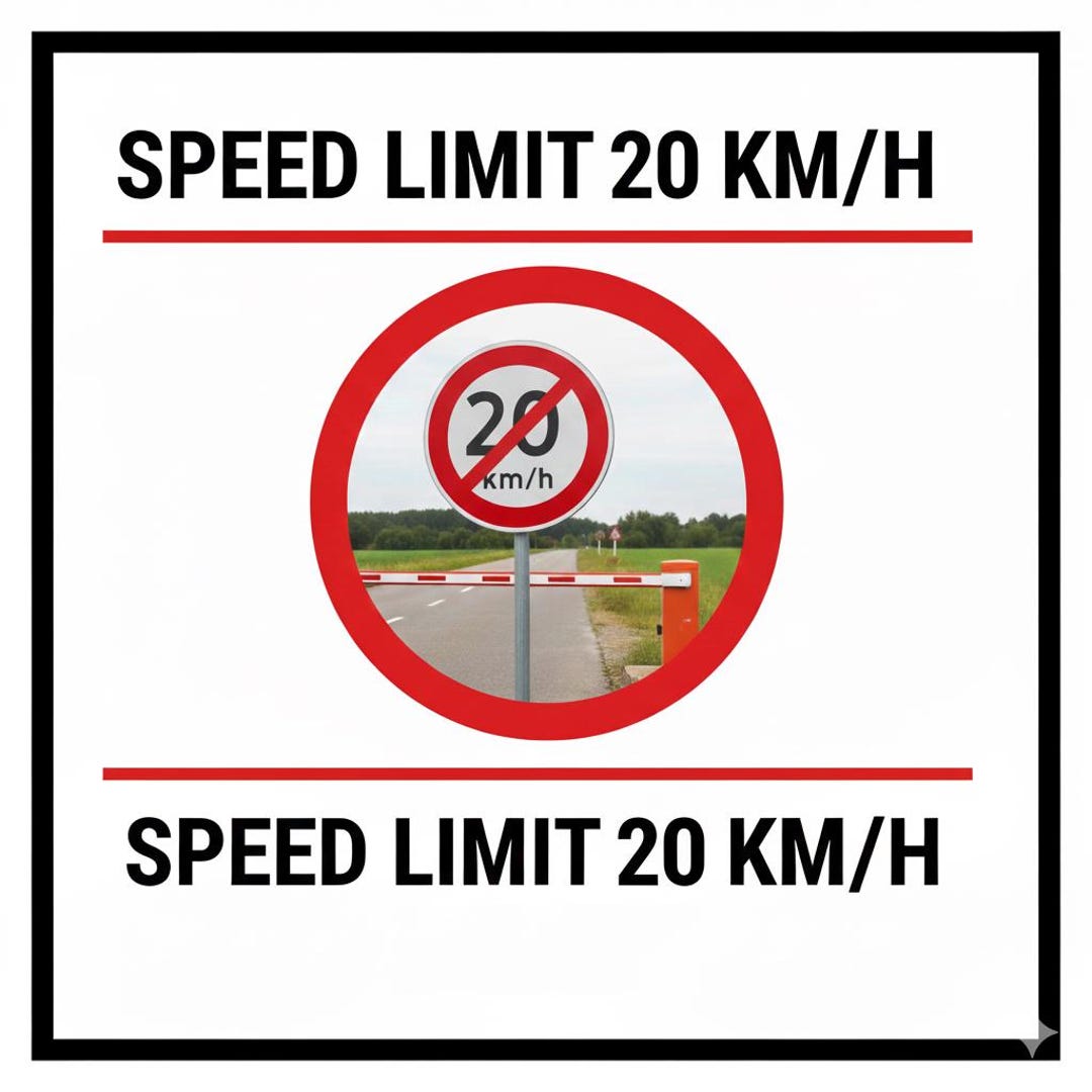 Traffic and Vehicle Safety HSE Signages | Forklift, Speed, Parking ...