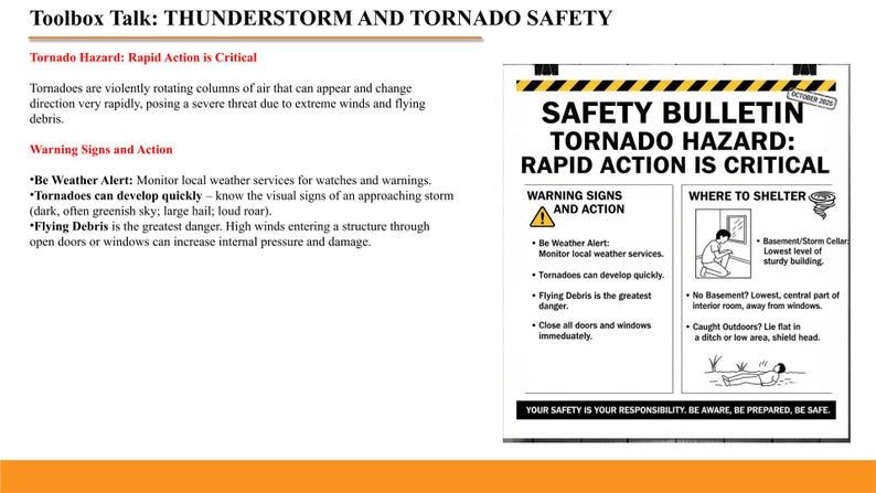 HSE Toolbox Talk Bundle | Extreme Weather Safety | Heat Stress, Cold ...