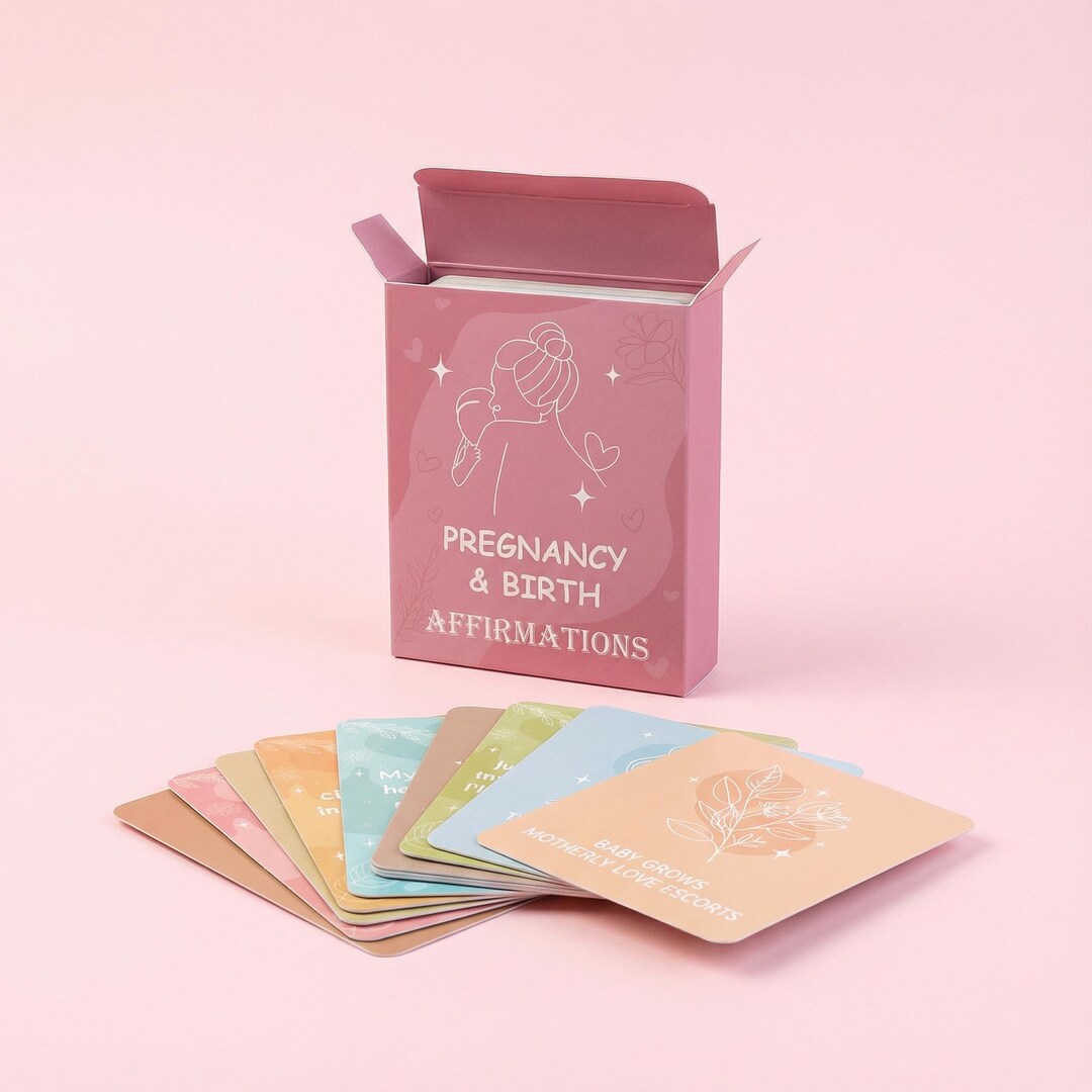 Pregnancy and Birth Affirmation Cards | Positive Birth Affirmations ...