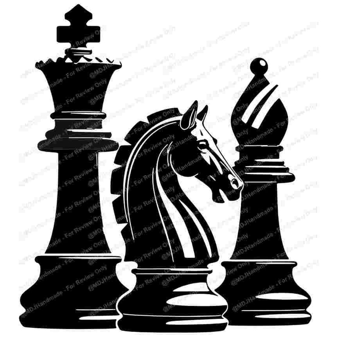 3 Chess Pieces | Game Logo Icon Designs - Etsy