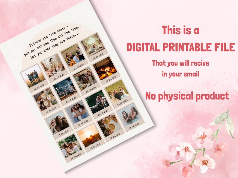 Personalized Photo Collage for Your Best Friend on Valentine's Day ...