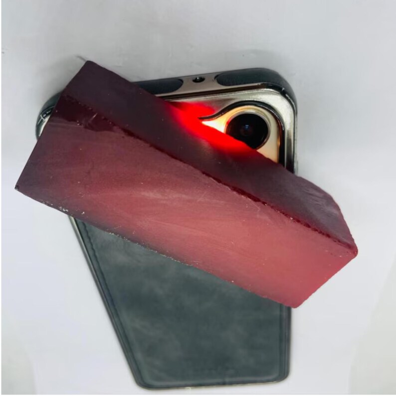 Red Garnet Slab, Lab Created Slice for Jewelry Making, Healing (675CT ...