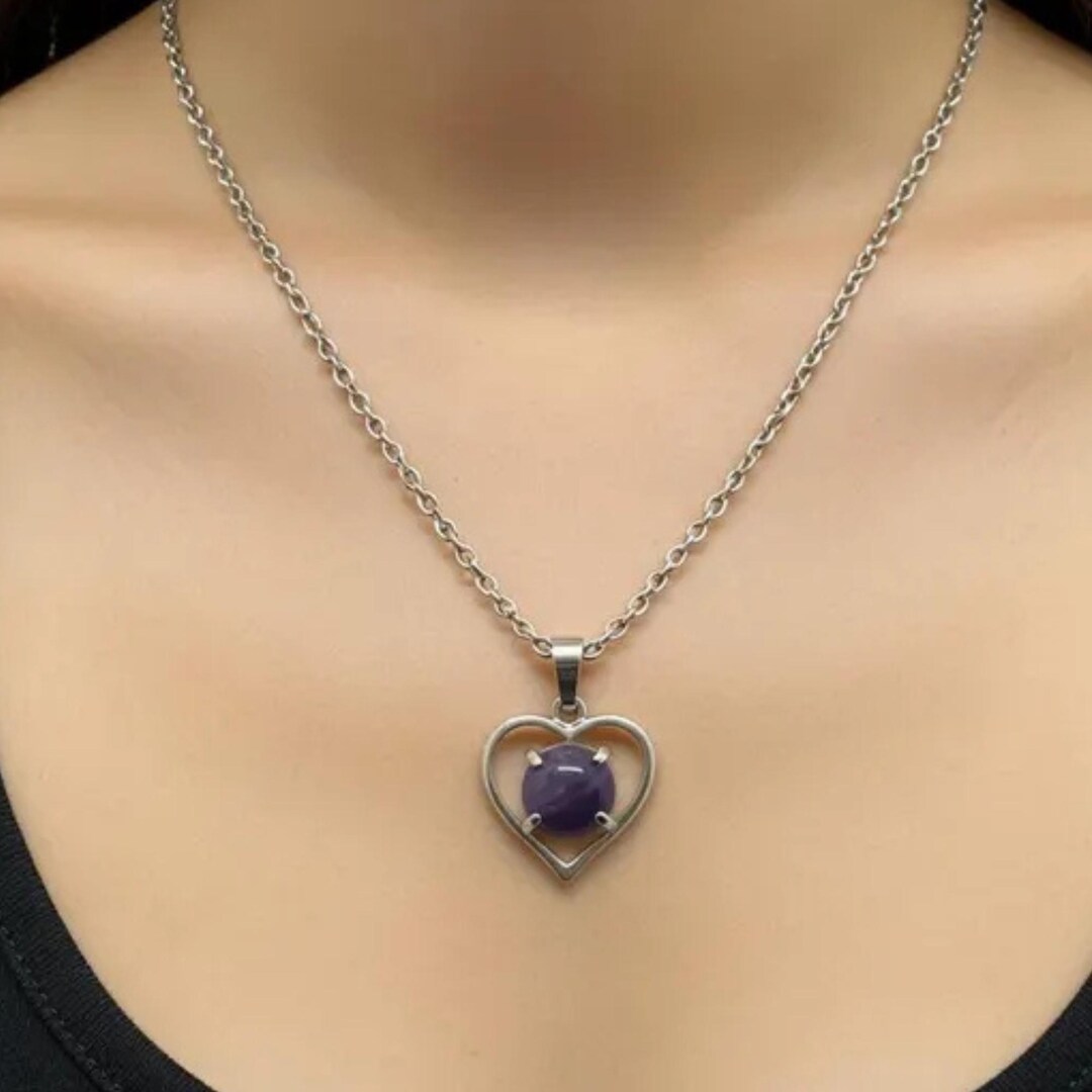 buy-purple-amethyst-heart-frame-pendant-necklace-handmade-natural