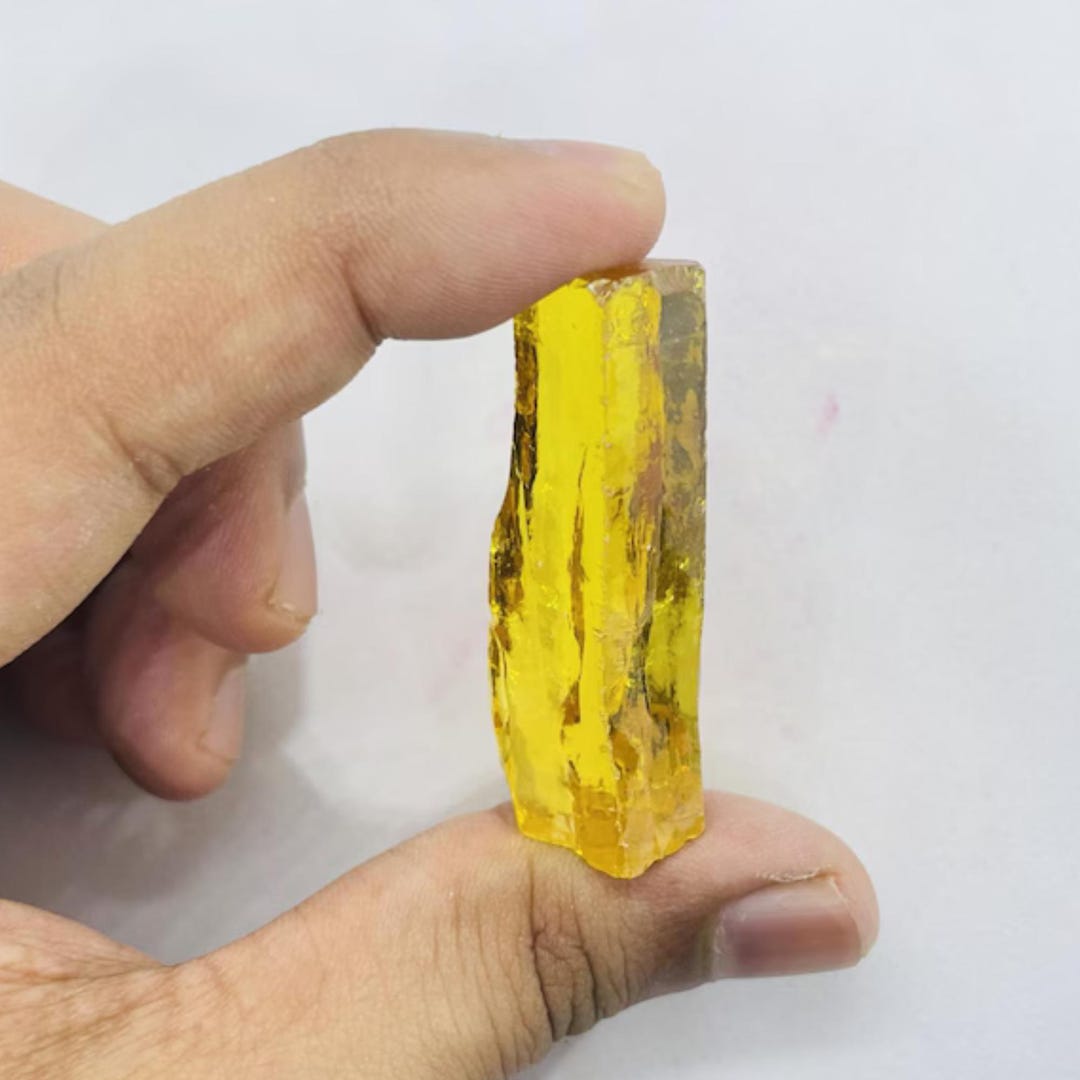 Buy Genuine Natural Yellow Zircon Rough Stone 180-250 Carat Untreated ...
